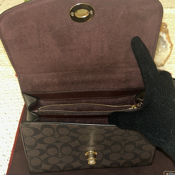 Coach | Bags | Tilly Top Handle Satchel With Signature Canvas Coach ...